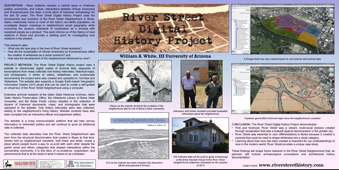 River Street Digital History Project Poster At 2015 Society For ...
